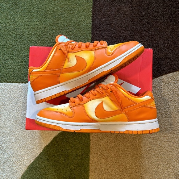 Nike | Shoes | Euc Nike Dunk Low Magma Orange | Poshmark